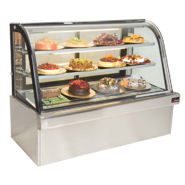 ANVIL Floor Standing Curved Glass Display Chiller Showcase / Peti Sejuk ...