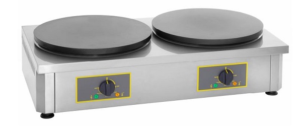 ROLLER GRILL Double Head Electric Crepe Machine / Mesin Crepe Baker CDE ...