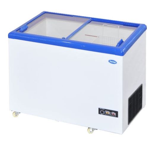 SNOW Flat Glass Slanting Sliding Lid Chest Freezer (300L) LY350GTS ...